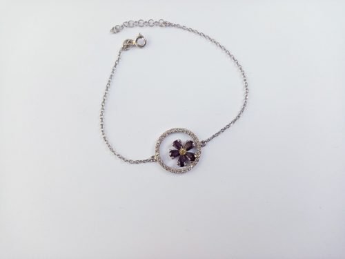 Forget me Not Flower Bracelet Silver 925, Anmoruk - SunnyArmenia