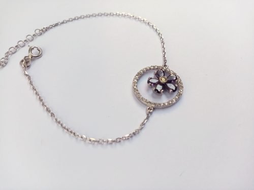 Forget me Not Flower Bracelet Silver 925, Anmoruk - SunnyArmenia