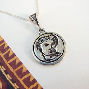 Armenian Goddess Anahit Pendant Sterling Silver 925