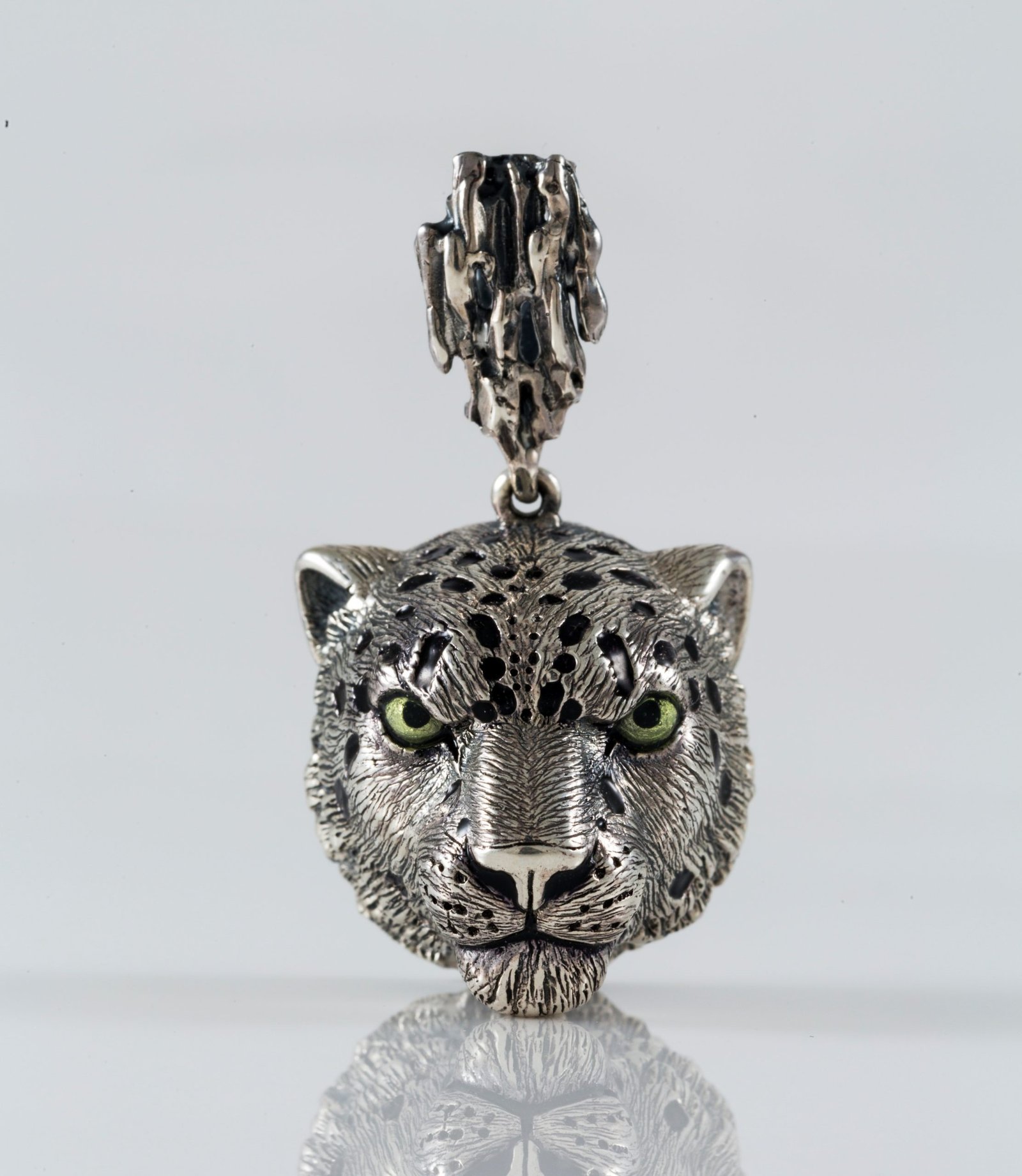 Pendant Snow Leopard Sterling Silver 925 - SunnyArmenia
